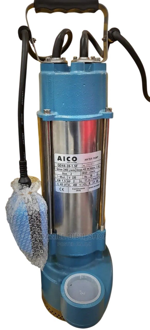 2hp aico Japan sewage submersible water pump - Juval Innovations
